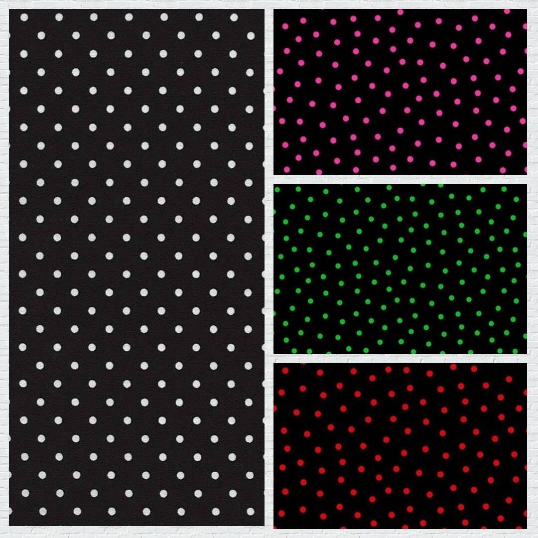 Basic Dots. Cotton Fabric by Timeless Treasures. Uniform White Dots on ...
