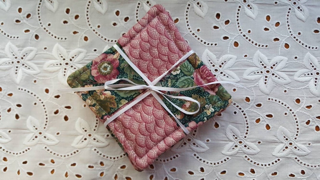 Hand-made 4 Piece Coaster Set - Etsy