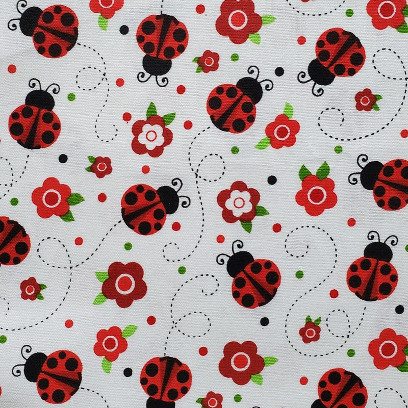 Ladybug Fabric - Etsy