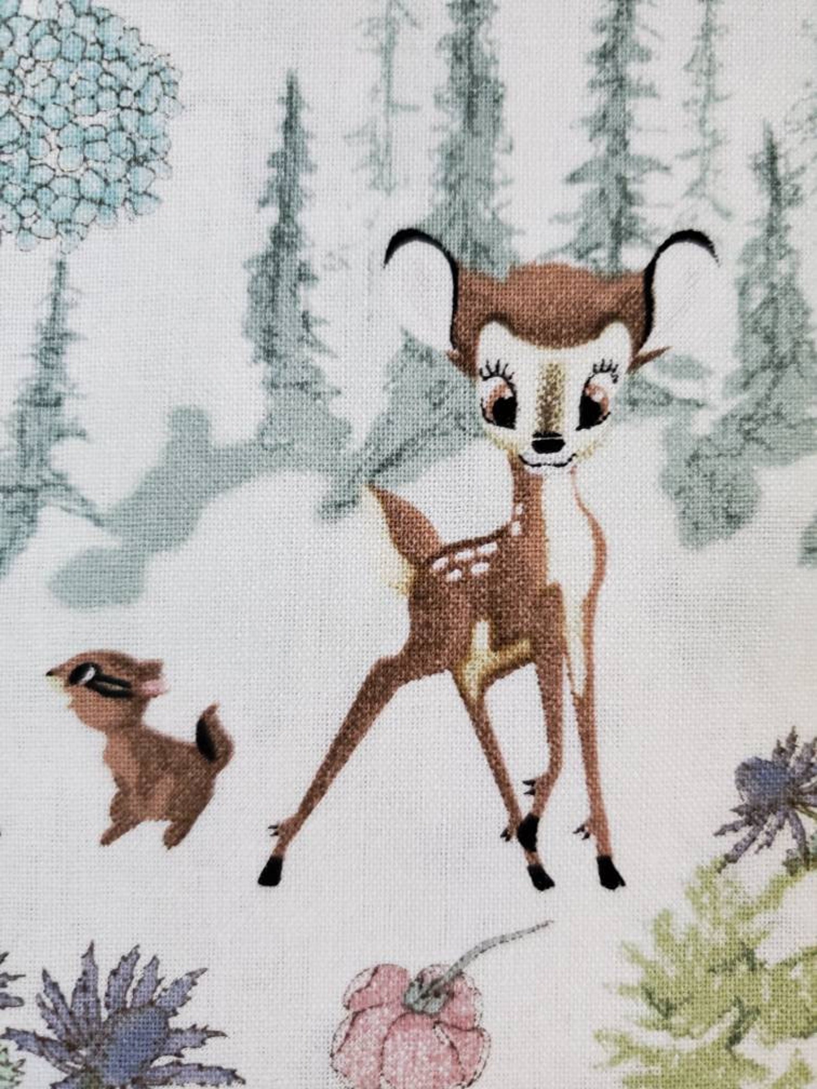Bambi and Friends Cotton Fabric by Springs Creative. Bambi | Etsy