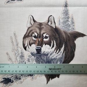 Call of the Wild Cotton Appliques. VIP Screen Print. Deer, Bear, Wolf ...