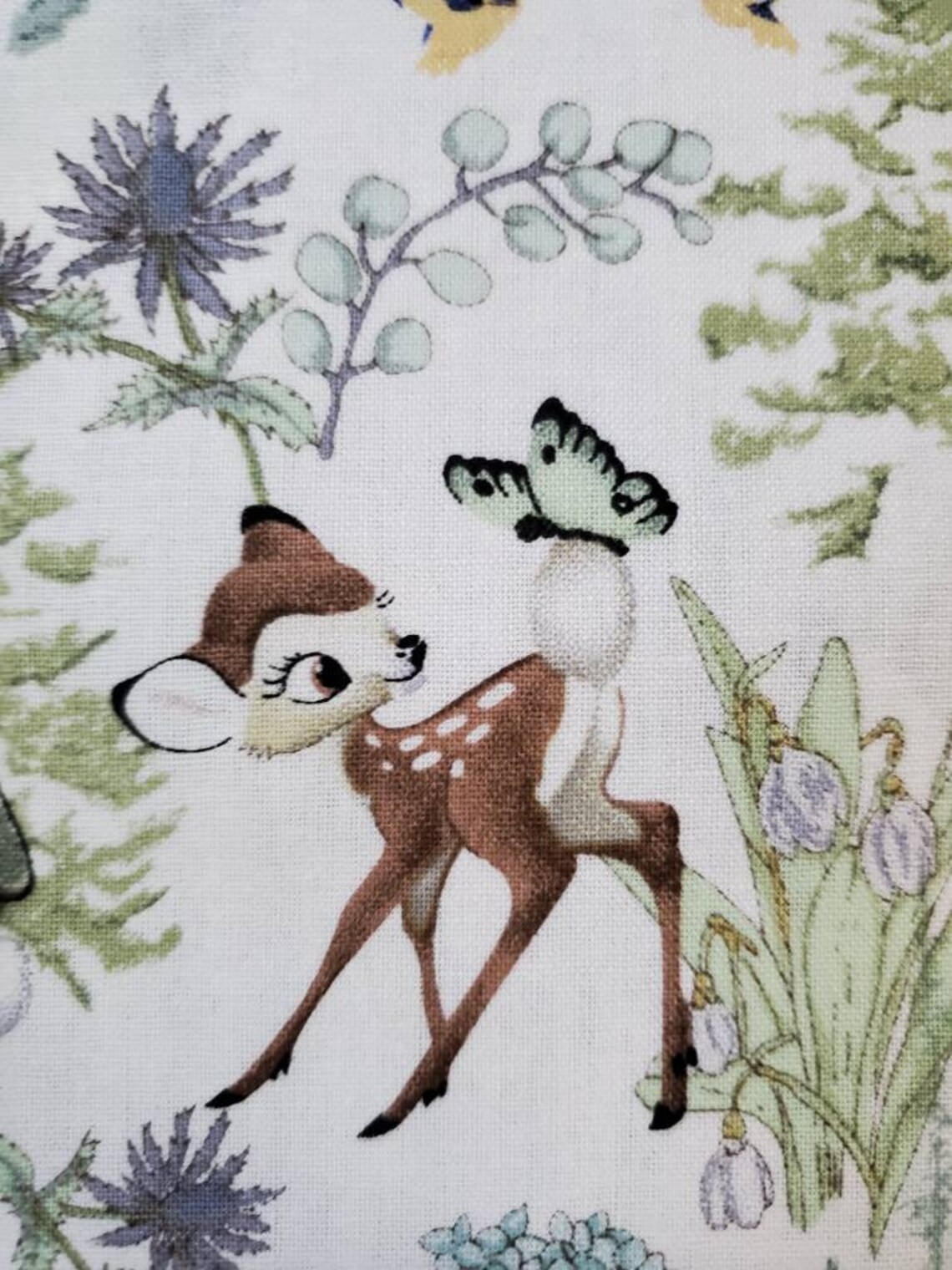 Bambi and Friends Cotton Fabric by Springs Creative. Bambi, Thumper ...