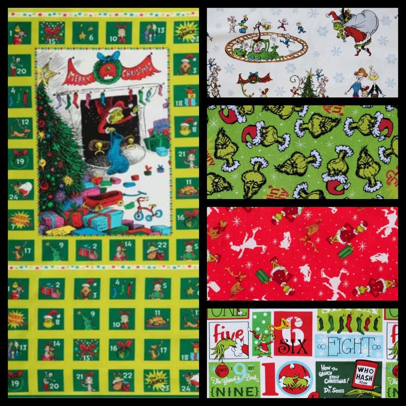 Grinch Quilt Kit - Etsy