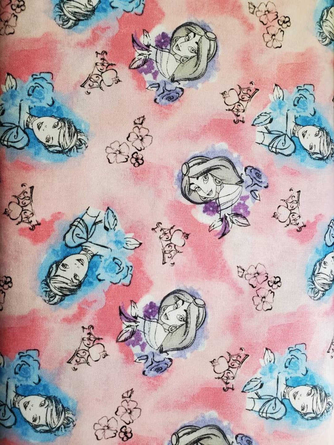 Princess Toss, Cotton Fabric by Springs Creative. Cinderella and ...