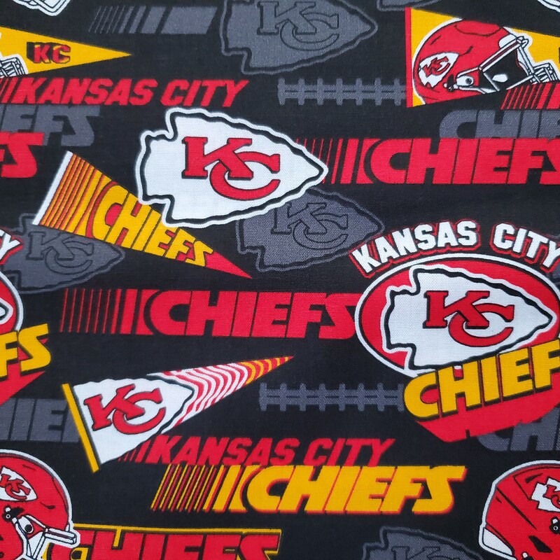 Kansas City Chiefs Fabric - Etsy