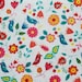Rainbow Floral Delight. Cotton Fabric by Susan Winget. Butterflies and ...