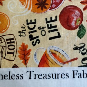 Cider Time. Cotton Fabric by Timeless Treasures. Cider Images, Apples ...