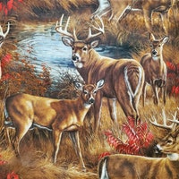 Deer Fabric - Etsy