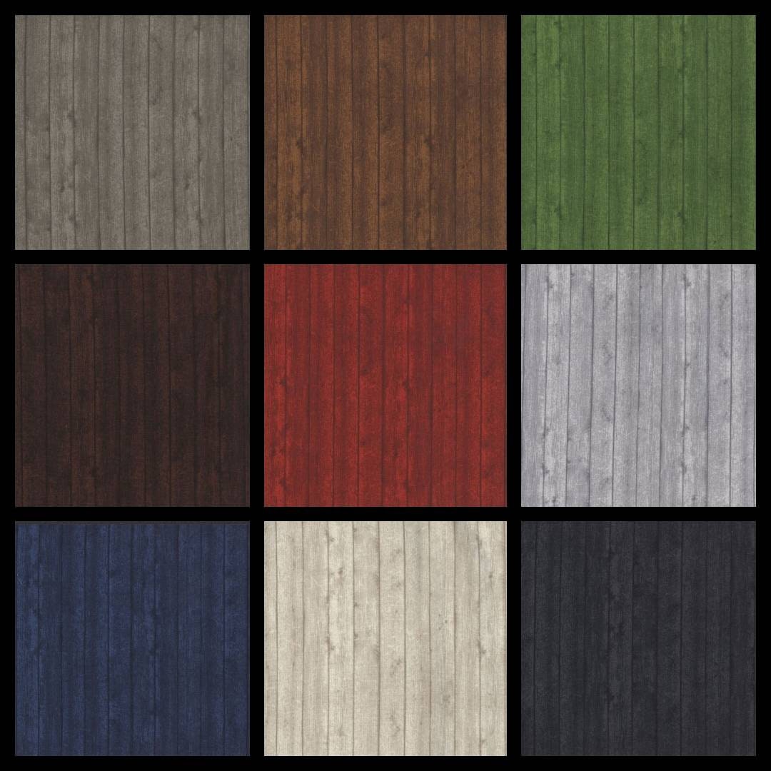 Wood Plank, Barn Wood, 100% Cotton Fabric. 9 Color Options Available ...
