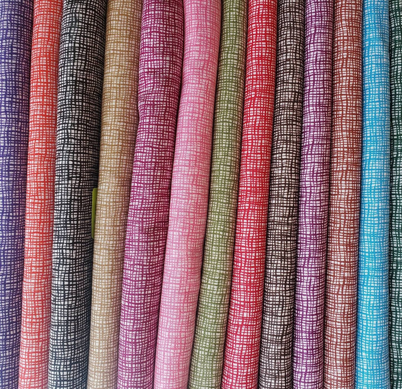 Weaver Print Fabric. Like Weaver's Cloth in a Smooth, Printed Cotton ...