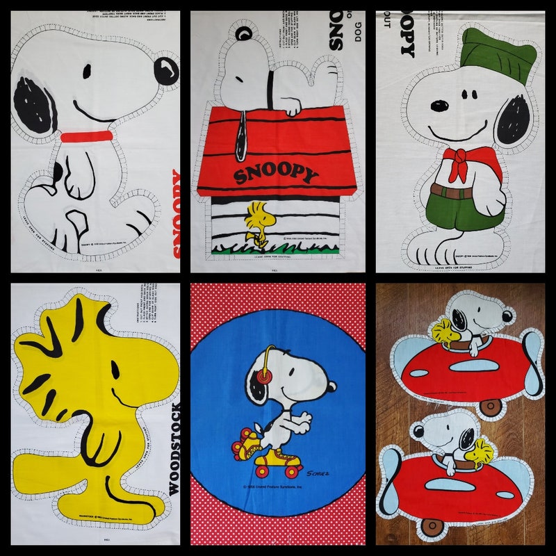 Snoopy Panel - Etsy