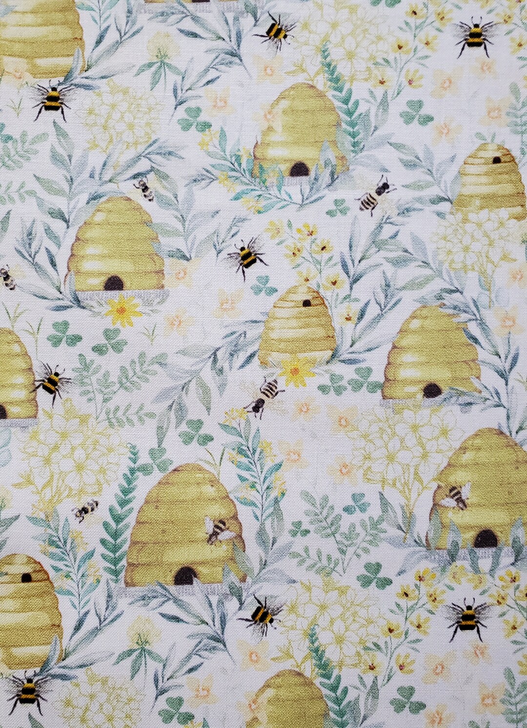 Honey of a Hive. Cotton Fabric by Timeless Treasures. Bee Hives, Bees ...