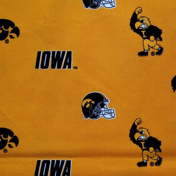 University of Iowa Fabric - Etsy