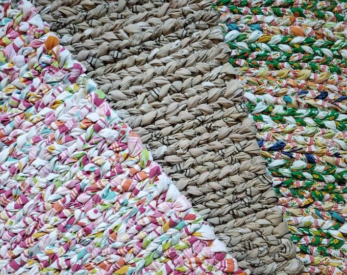 Old Fashioned Multi Color Hit and Miss Rag Rug - Etsy