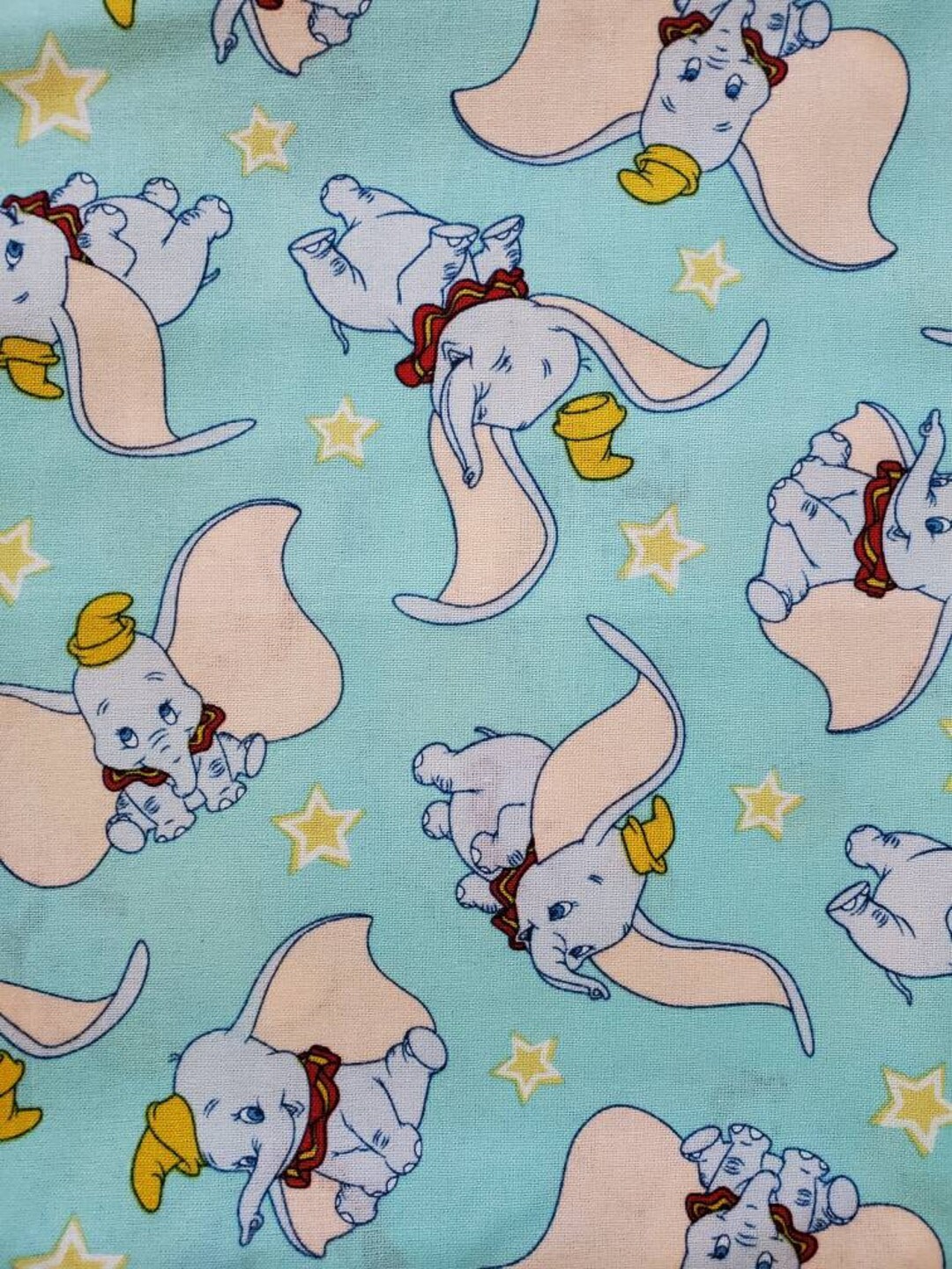 Dumbo Fun Toss. Cotton Fabric by Springs Creative. Multiple - Etsy