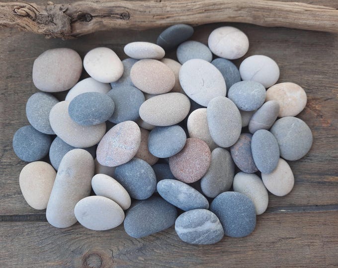 Bulk of 200/300 Tiny Pebbles, Flat & Colorful Genuine Beach Stones ...