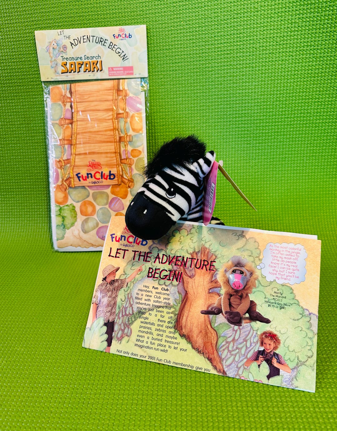 Zelda the Zebra - Precious Moments Fun Club Plush Animal With Safari ...
