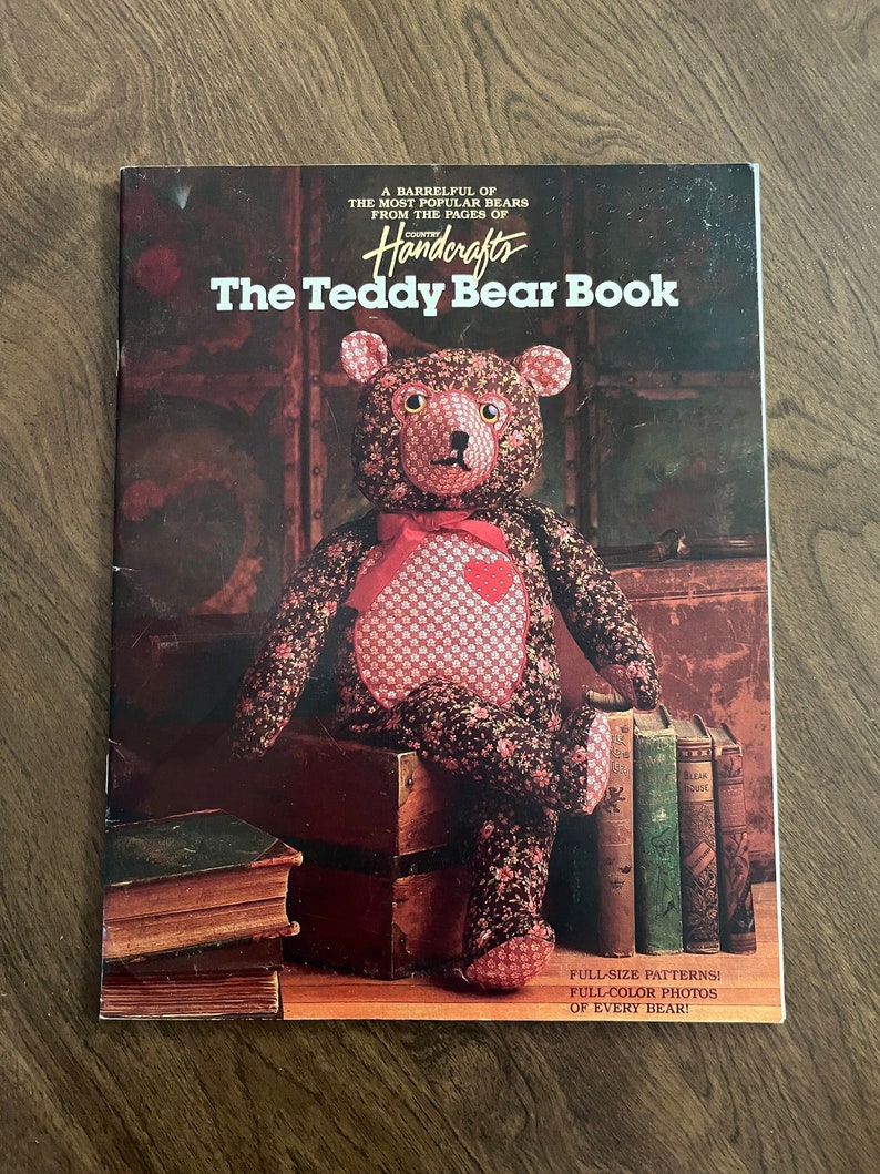 The Teddy Bear Book by Country Handcrafts 1985 Full Sized - Etsy