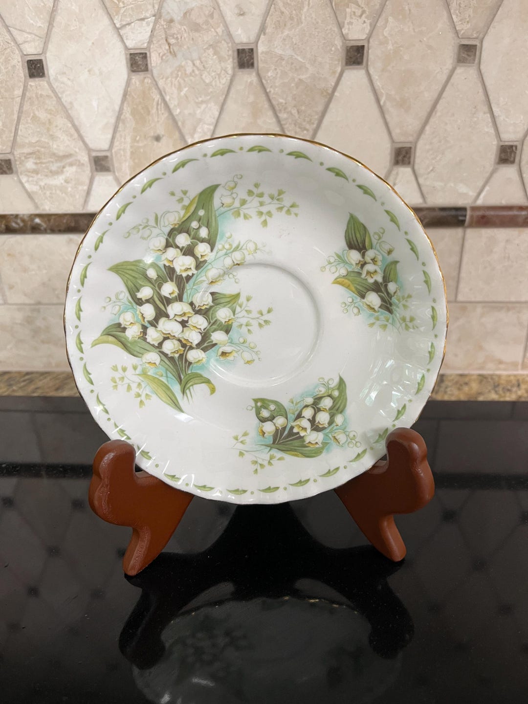 Royal Albert "lilly of the Valley" Fine China Saucer - Flower of the ...