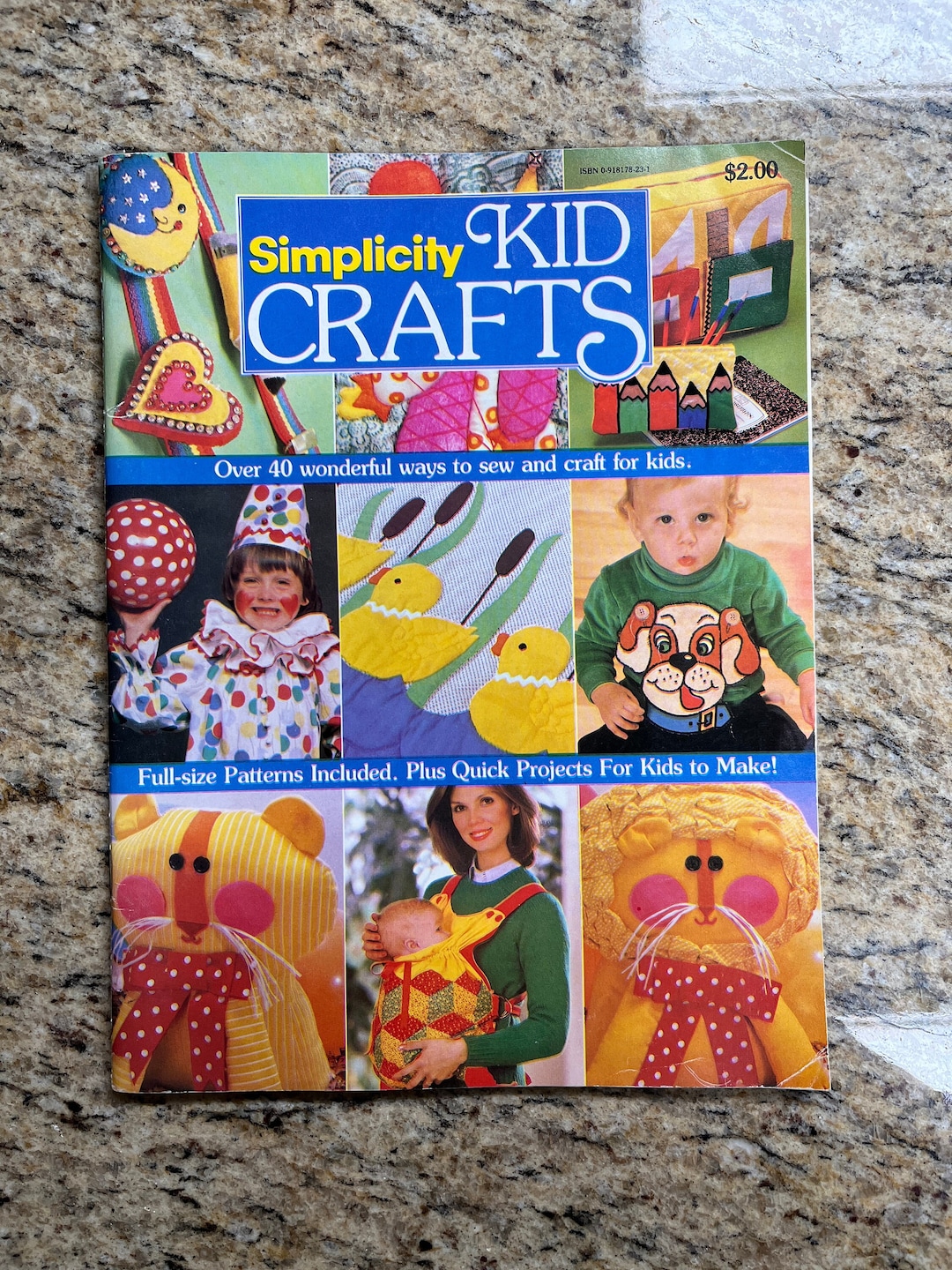 1981 Vintage Simplicity Kid Crafts Magazine - 64 Pages - Full Size ...