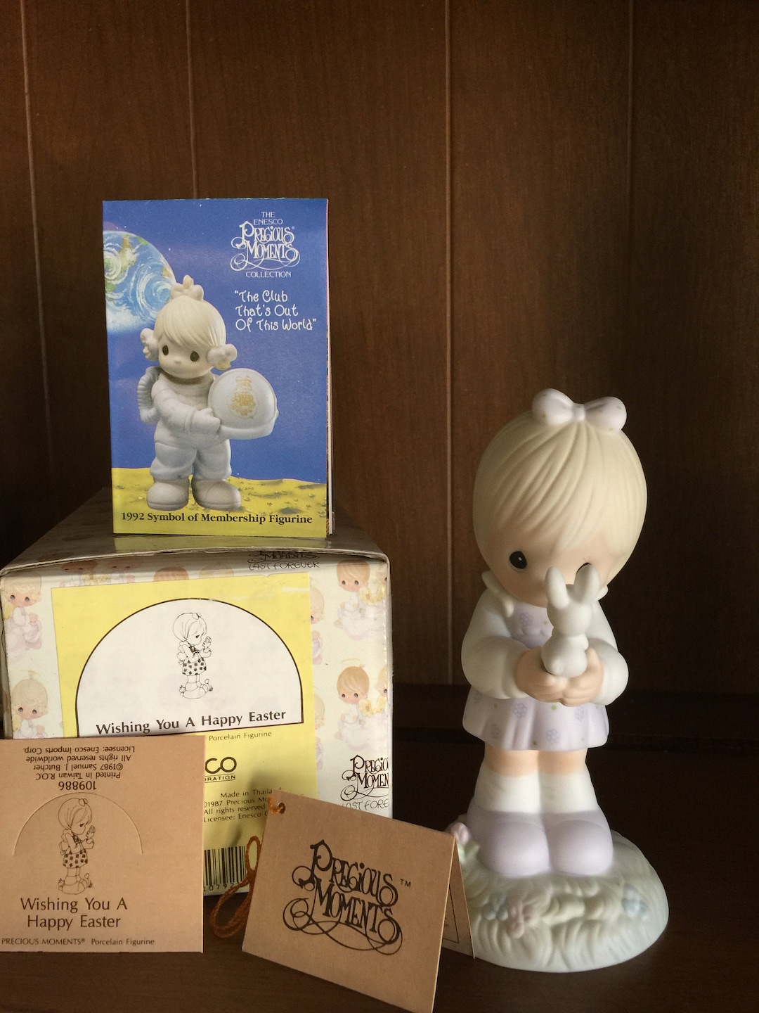Precious Moments "wishing You a Happy Easter" #109886 - 1992 - Etsy