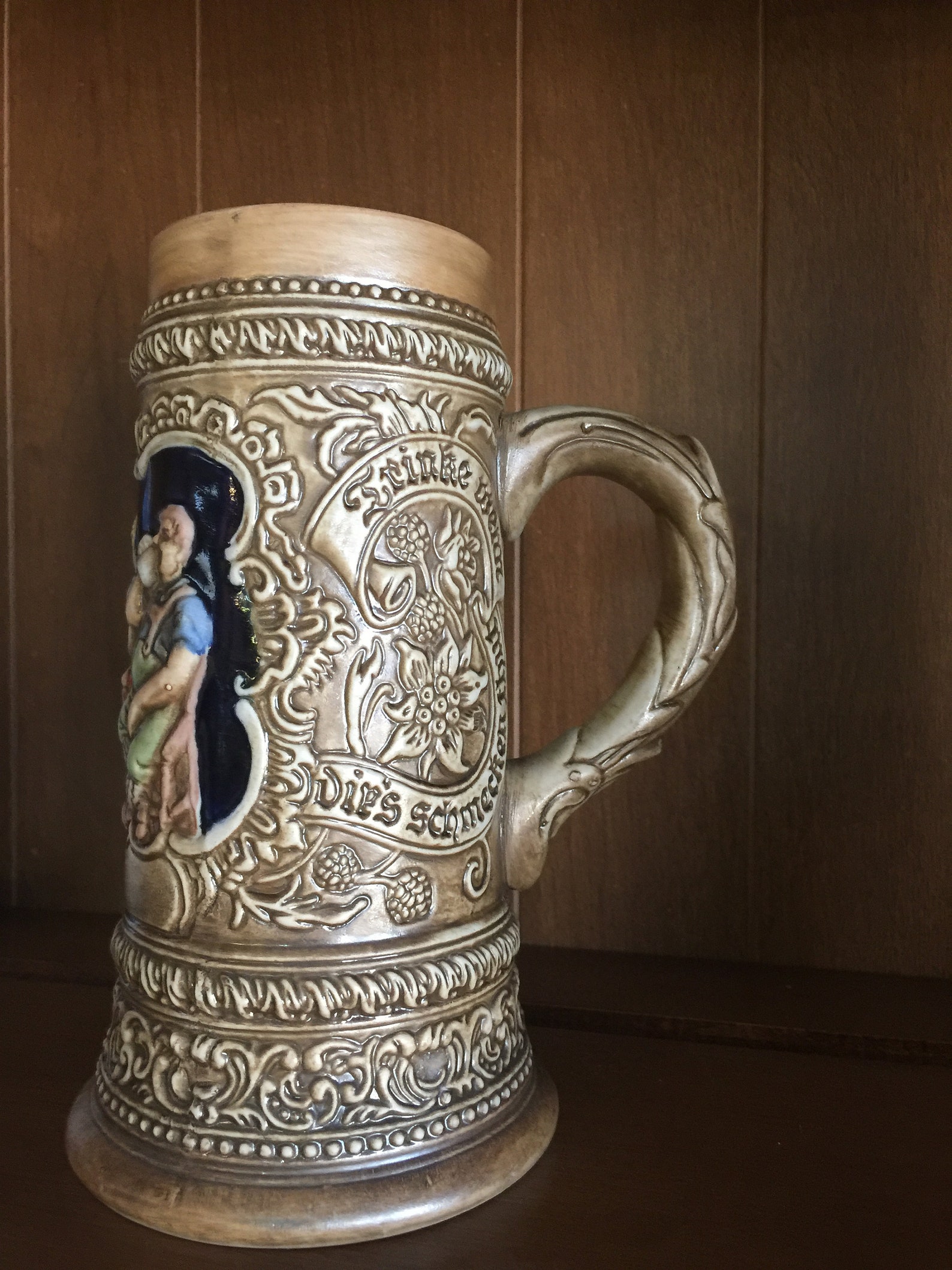 Vintage Beer Stein by Ceramarte -brazil - Anheuser-bush 1976 - Etsy