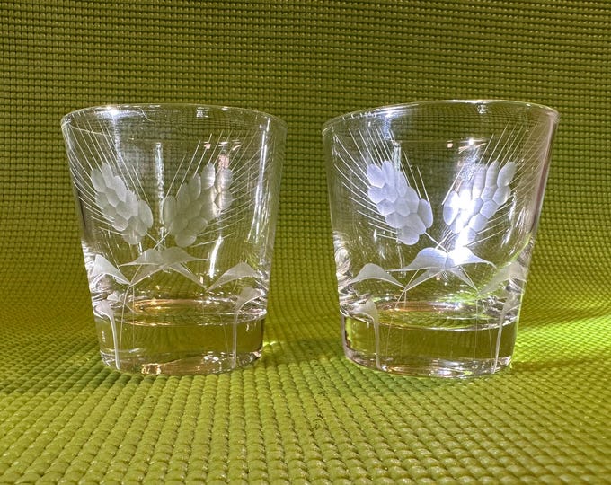 Javit Wheat Pattern Old Fashioned Glasses / Sour Glasses / Rocks ...