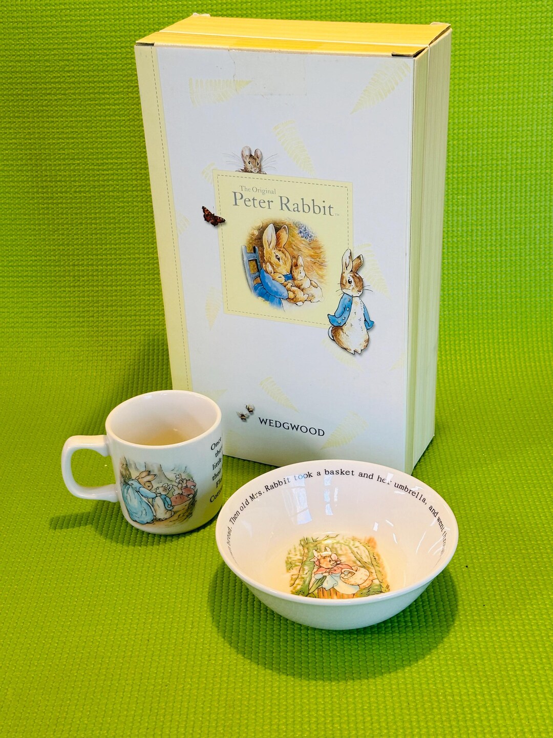 Wedgwood - the Original Peter Rabbit Child's Cup and Bowl in Gift Box ...