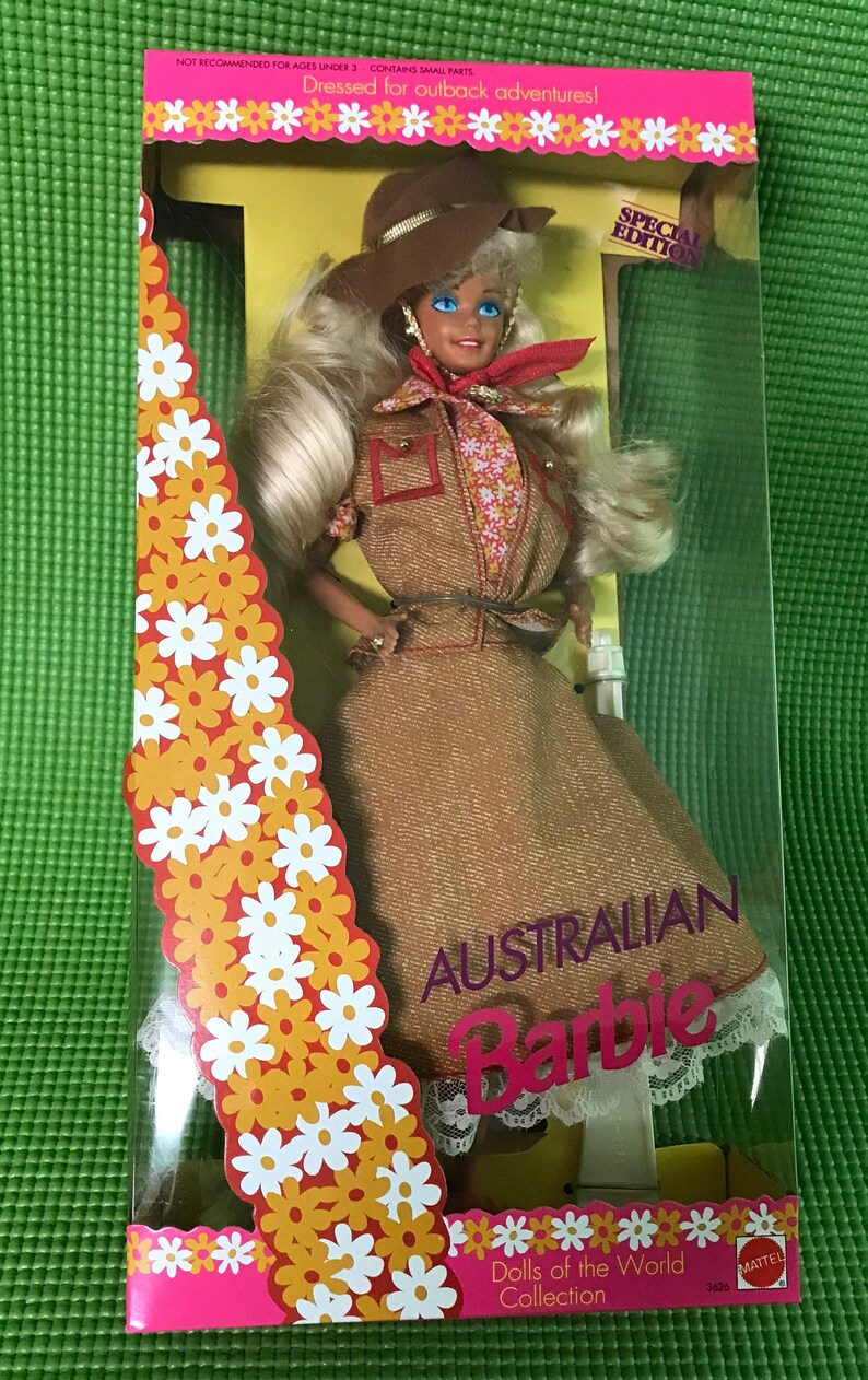 Australian Barbie Dolls of the World Collection by Mattel 1992 - Etsy
