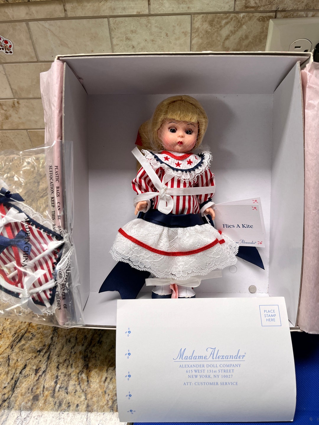Madame Alexander Doll "flies A Kite" - 8 Inch Patriotic Doll in ...