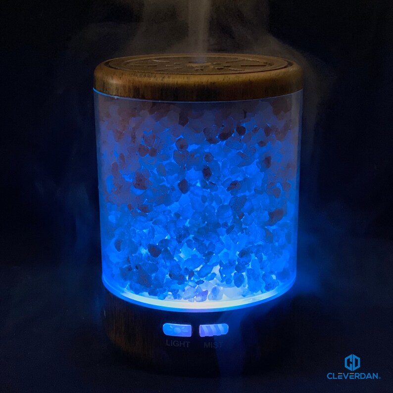 Himalayan Salt Essential Oil Diffuser Bronze Cool Mist - Etsy