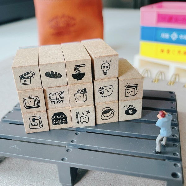 Mini Rubber Stamp - Etsy