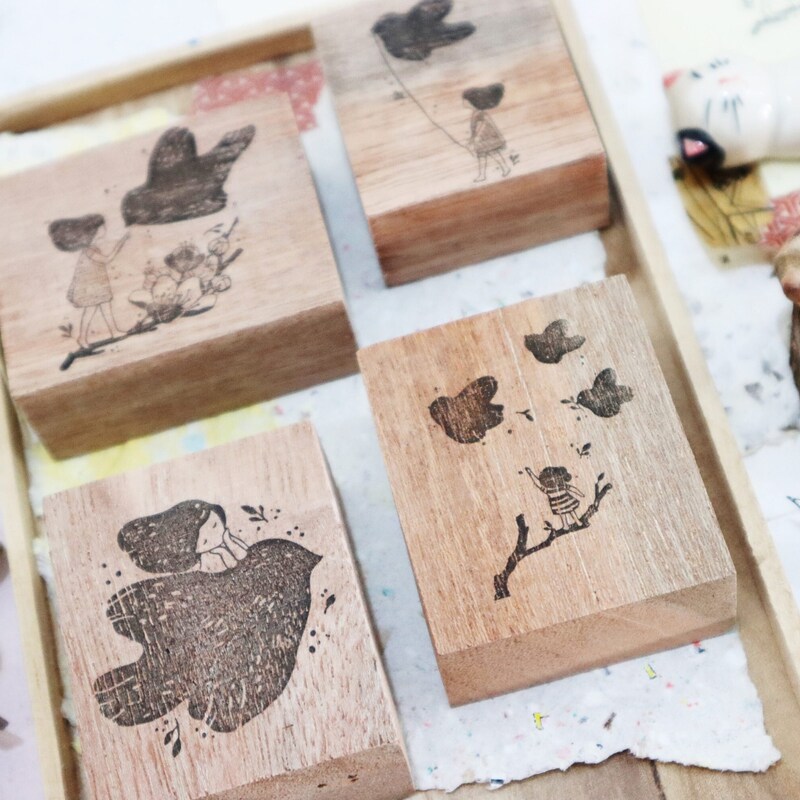 Bird Rubber Stamps - Etsy