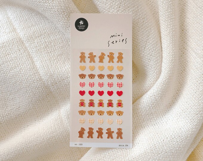 BOY & GIRL 24 Mini Square Sticker Sheet // Aesthetic Cute People ...
