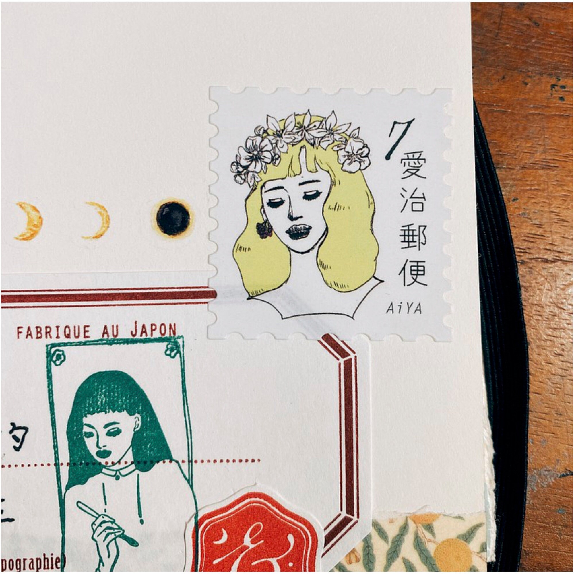 La Dolce Vita Aiya Stamp Sticker Sets Cute Planner Sticker | Etsy