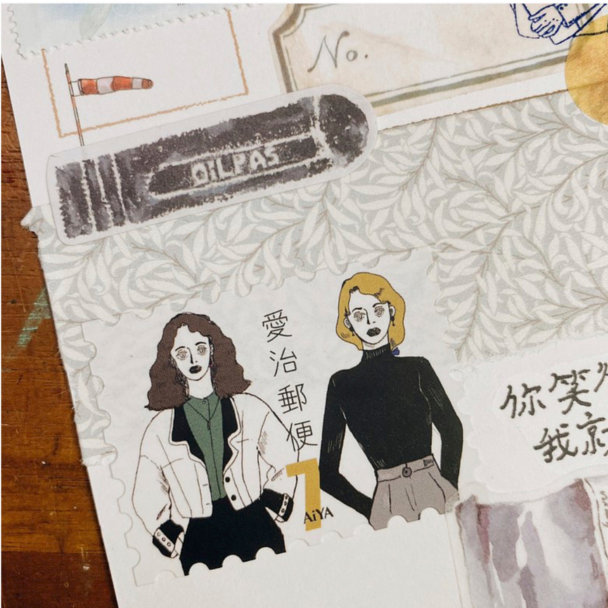 La Dolce Vita Aiya Stamp Sticker Sets Cute Planner Sticker - Etsy