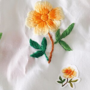 Summer Papi Embroidery Flower Paper Sticker Set|planner Sticker ...