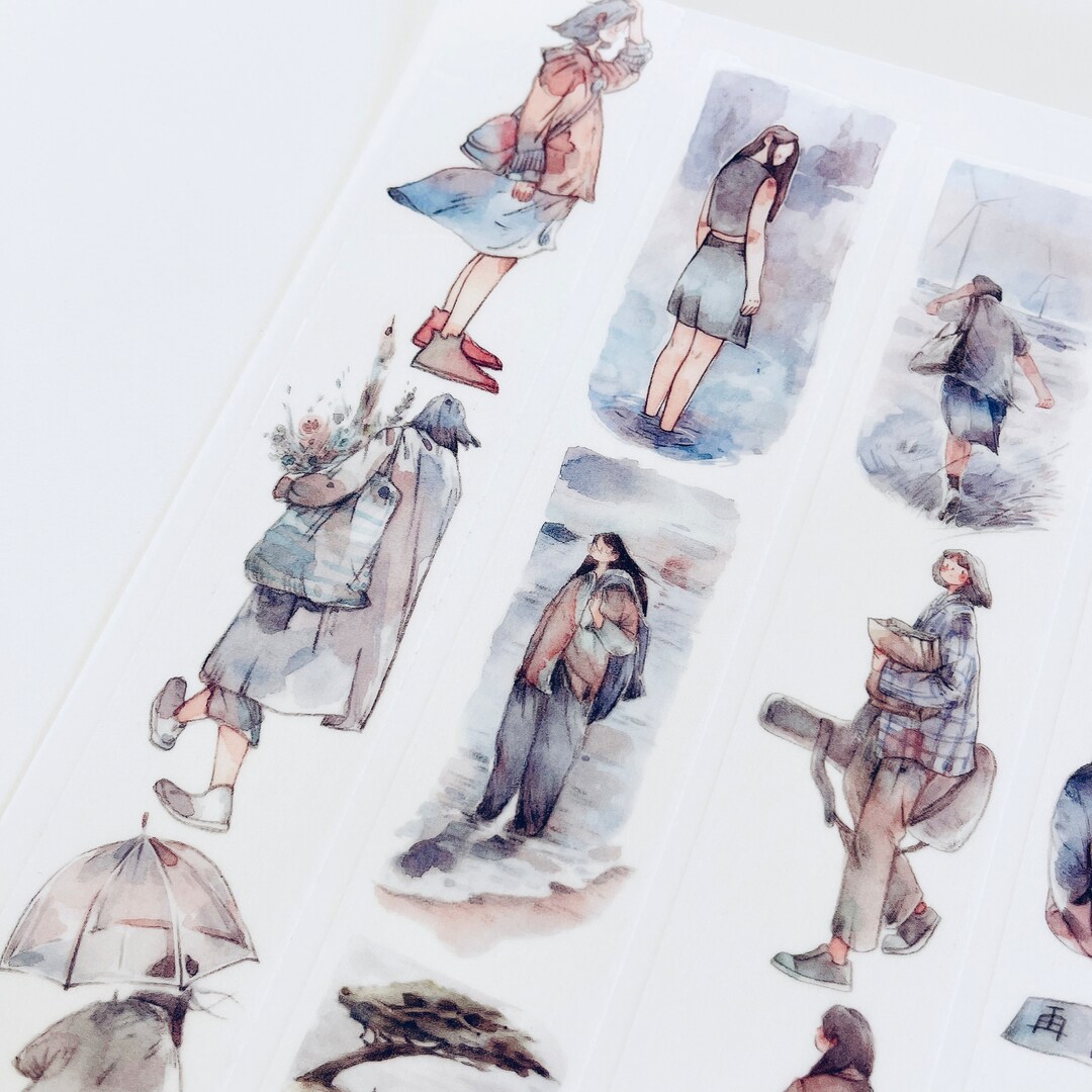 YDK Washi Tape See You Again large Figure 256cm/ Loop planner ...