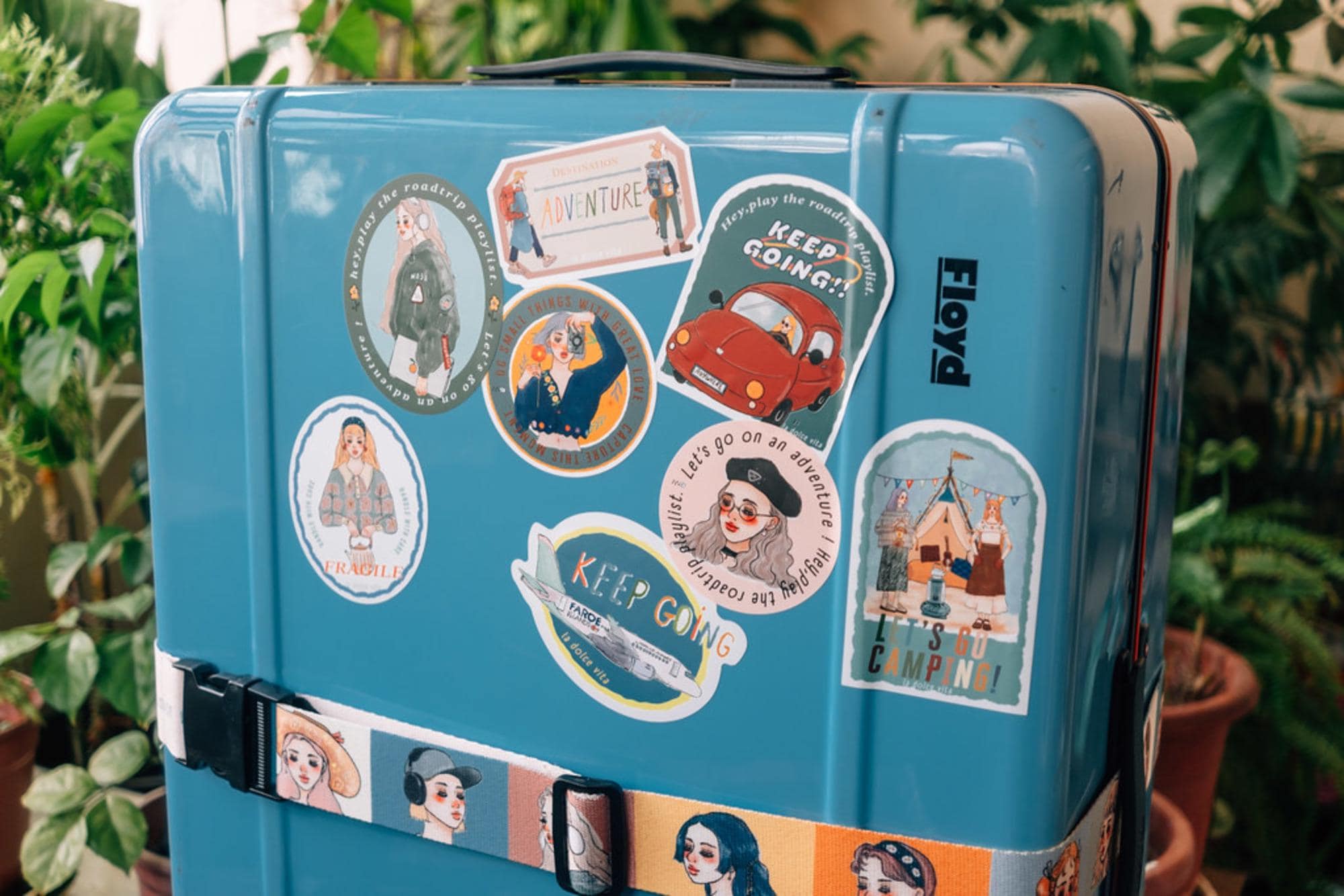 La Dolce Vita Travel Agency Outdoor Waterproof Stickers| Luggage ...