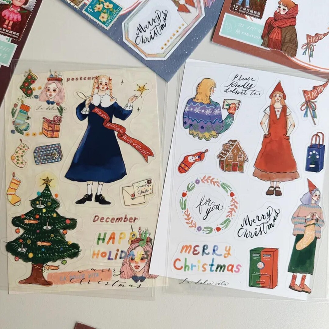 La Dolce Vita Christmas Clear Sticker Set (2 Sheets)| Christmas ...