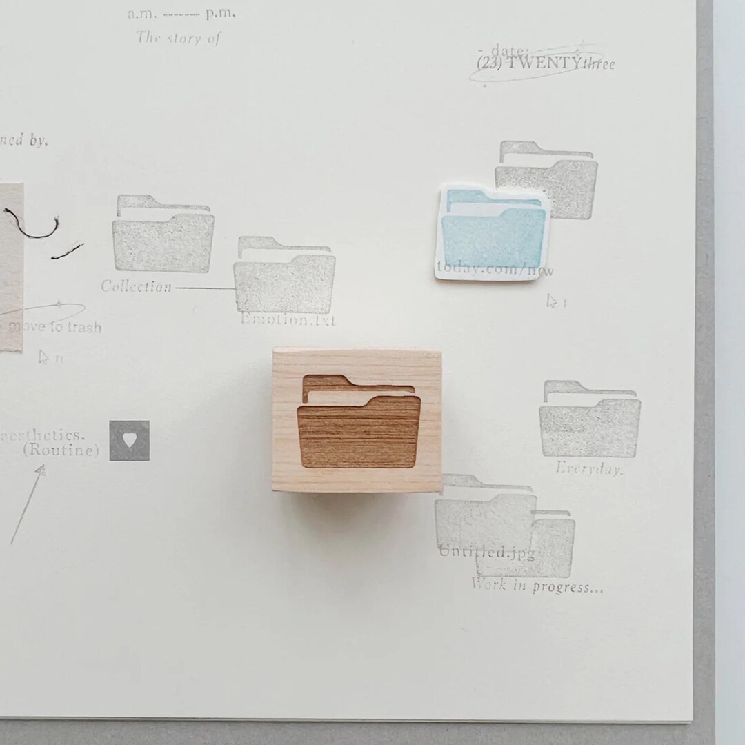 PC X Phavourite Rubber Stamp: Folder Icon | Timeless Stamp, Functional ...