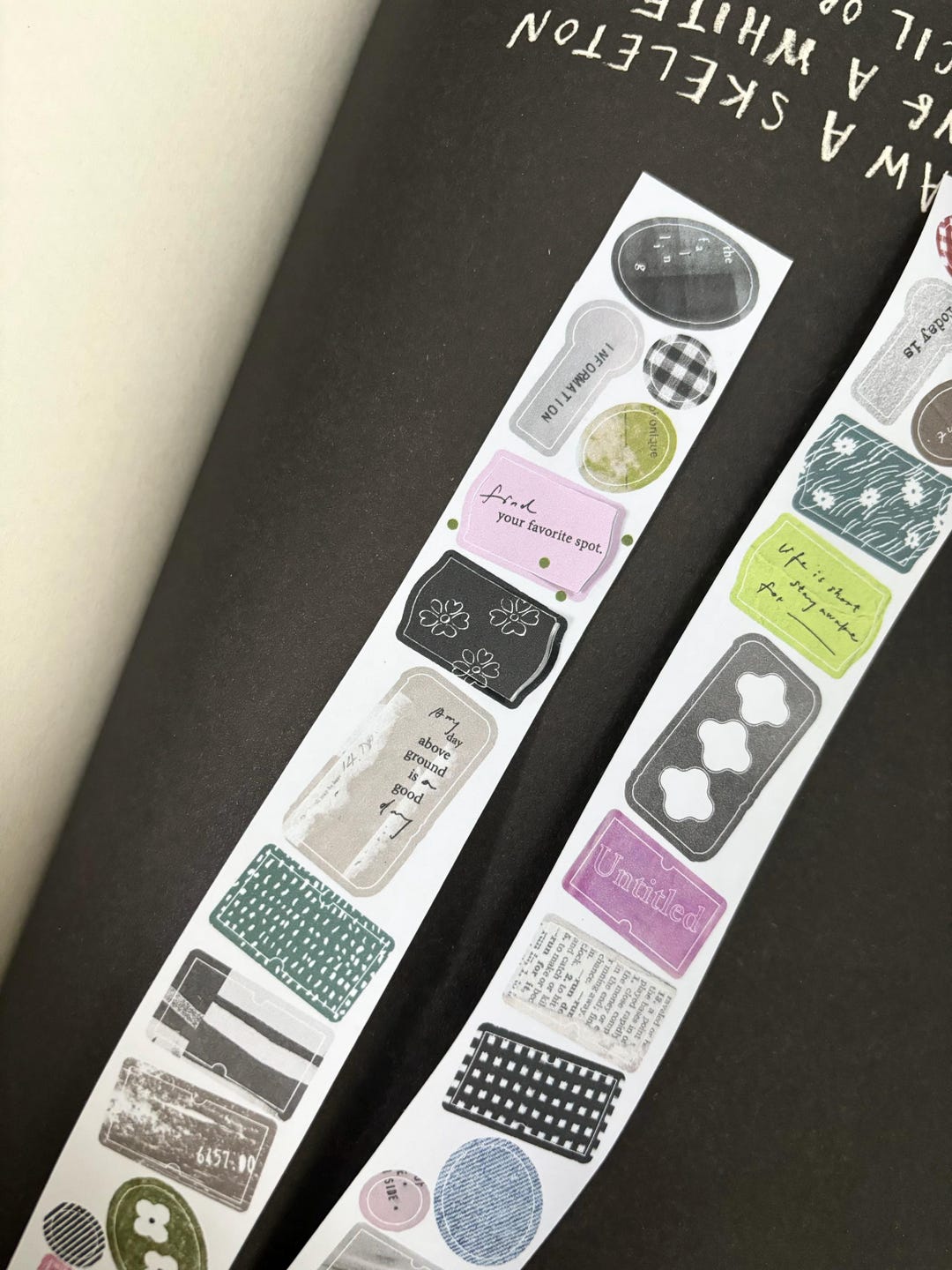 Pion Kiss-cut Paper Tape - Labels | Beautiful Deco Sticker, Cute Pre ...