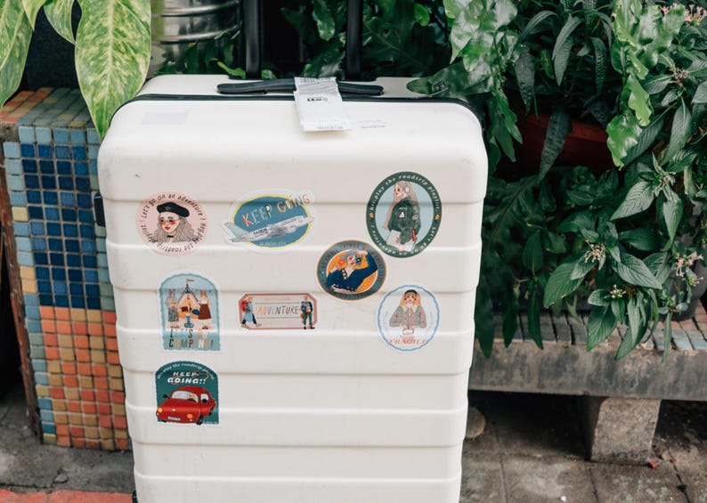 La Dolce Vita Travel Agency Outdoor Waterproof Stickers| Luggage ...