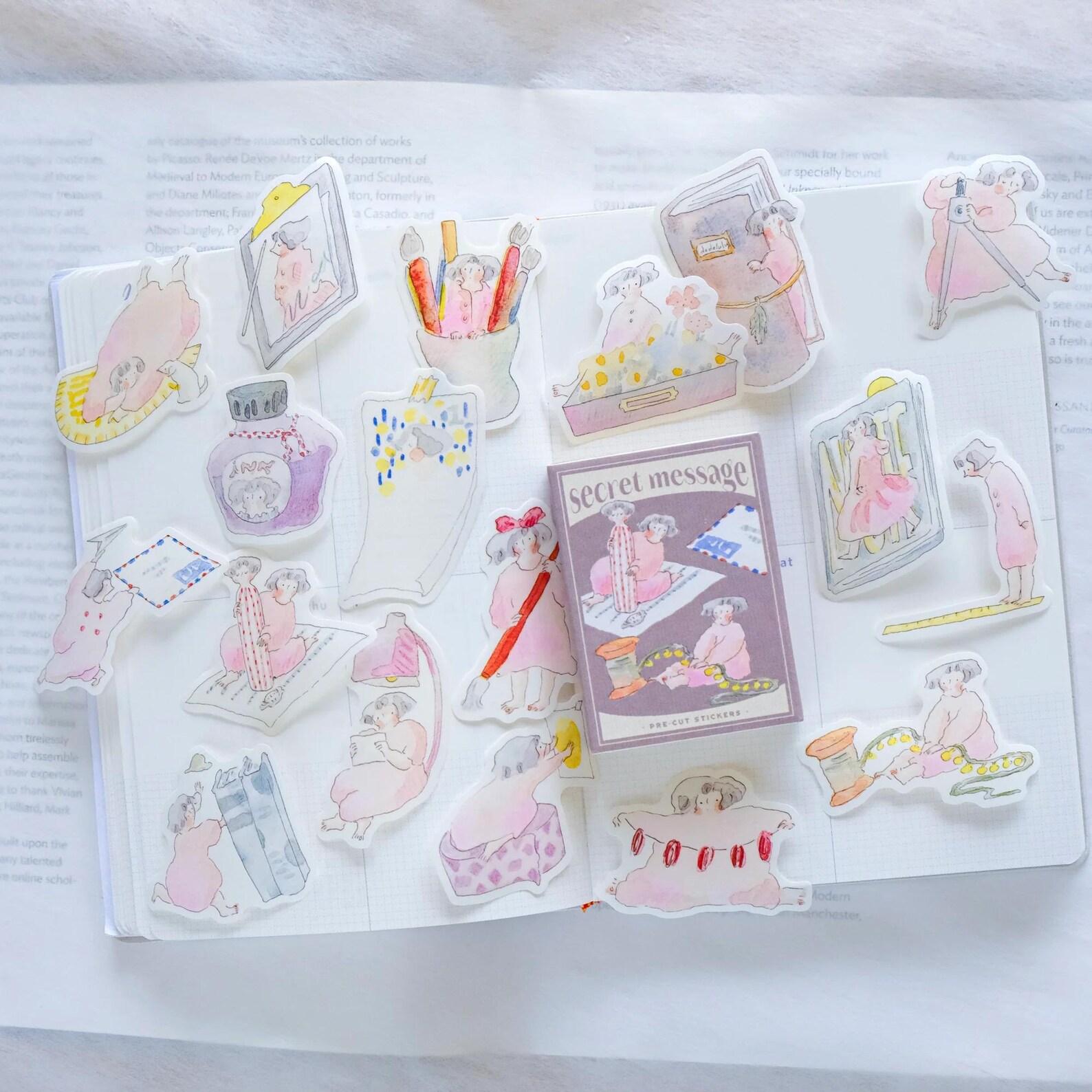 Dodolulu Matchbox Flake Stickers - Secret Message | Dodolulu Stickers ...