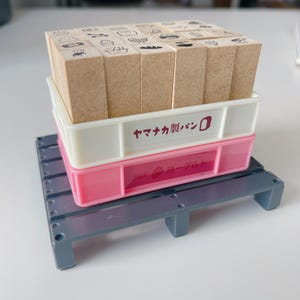 Wan Studio Stamp Storage Box | Rubber Stamp Organizer, Desk Organizer ...