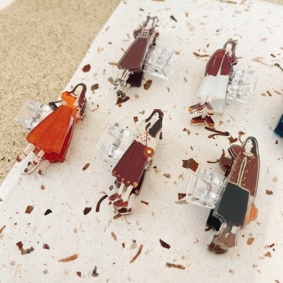 Chop Diam Selfie Girls Double Sided Paper Clip | Cute Planner ...