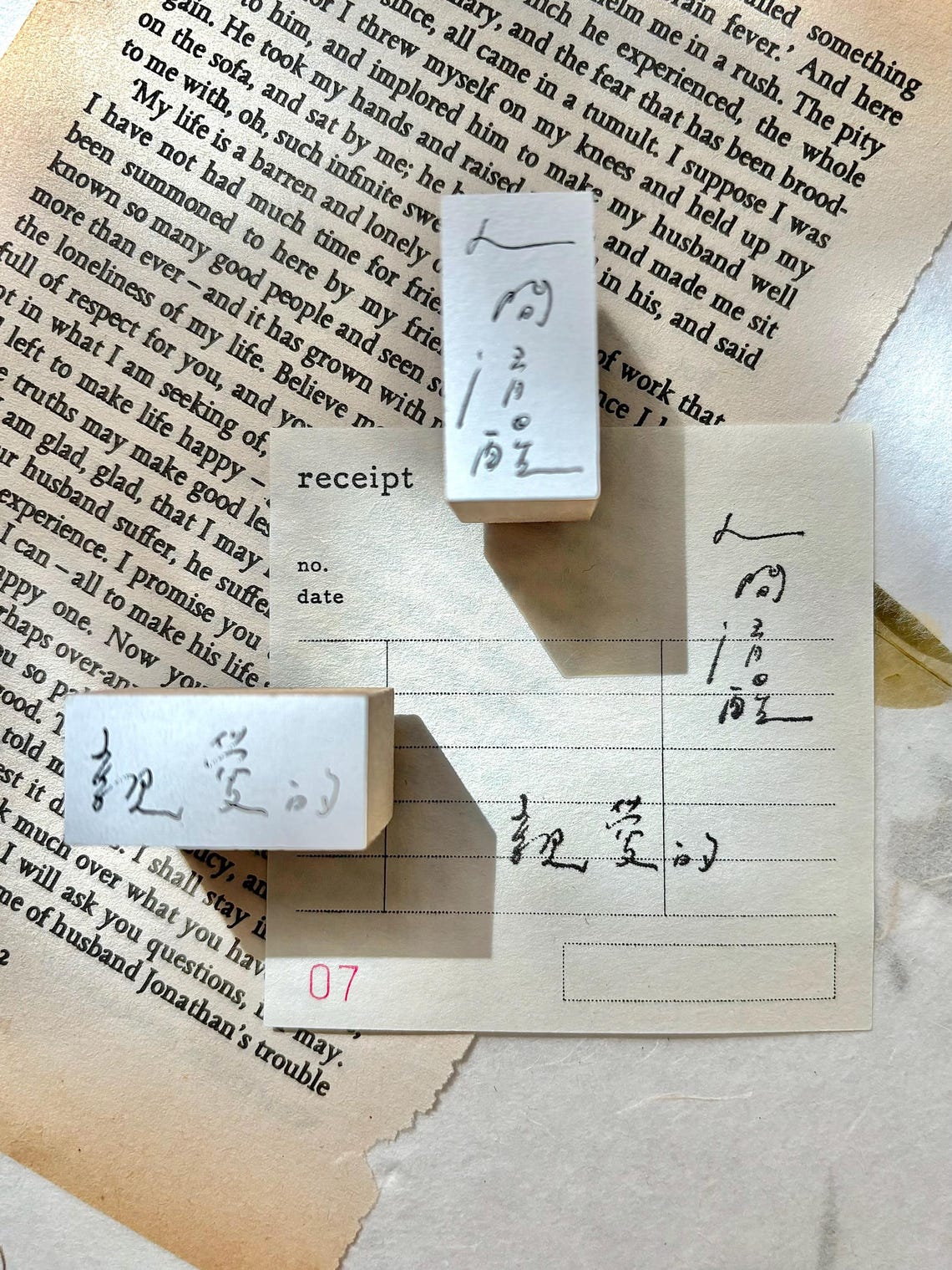 Pion Rubber Stamps - Handwriting 3.0| Cute Rubber Stamp, Mini Rubber ...