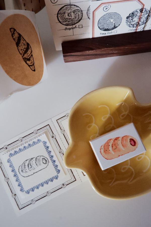 Chop Diam Rubber Stamp My Kind of Bread Collection|cute Wood Rubber ...