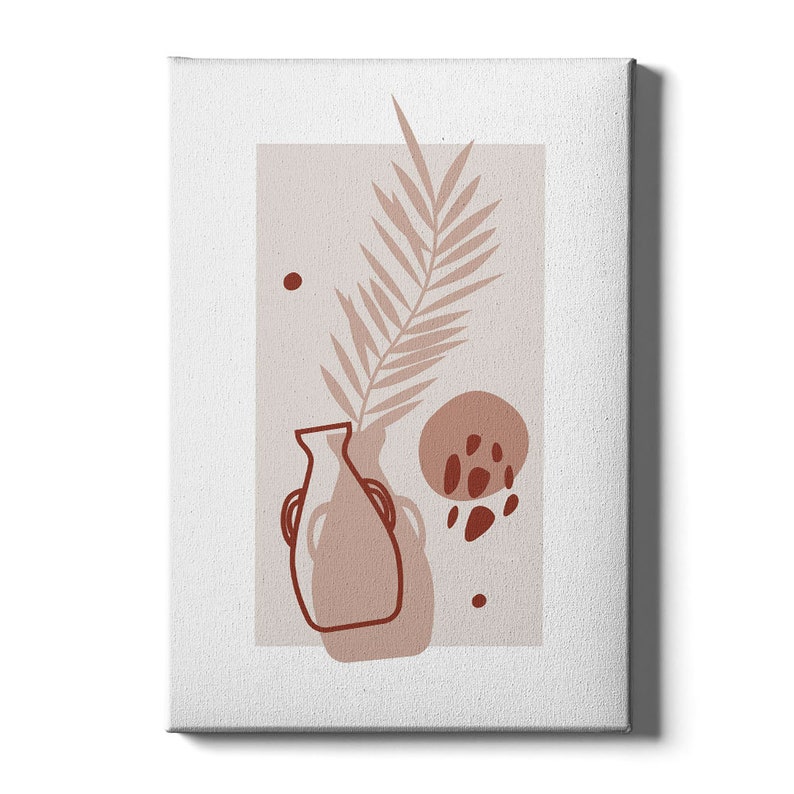 Walljar Abstract Pot Shadow Poster / Canvas / Plexiglas - Etsy