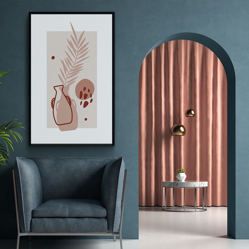 Walljar Abstract Pot Shadow Poster / Canvas / Plexiglas - Etsy